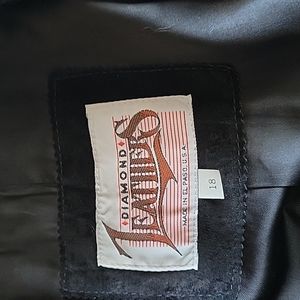 DIAMOND LEATHER | Jackets & Coats | Nwot Diamond Leather Suede Western ...